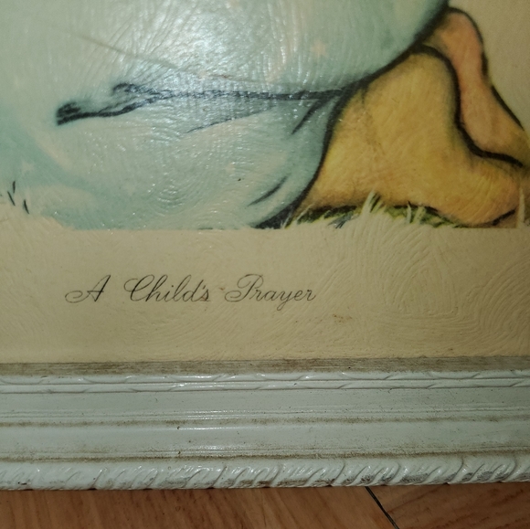 Wall Decor | Vintage Charlot Byj Lithograph A Childs Prayer | Poshmark